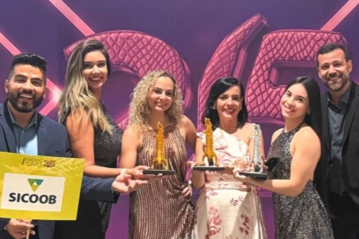 Sicoob conquista três troféus no Prêmio Caio 2024